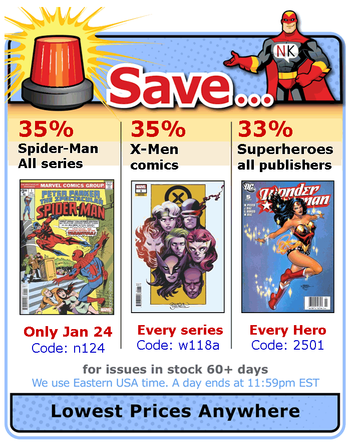 DC Marvel Comic Books On Sale Old & New Comics: NewKadia.com